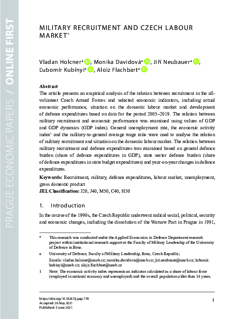 (PDF) Theory of Military Recruitment