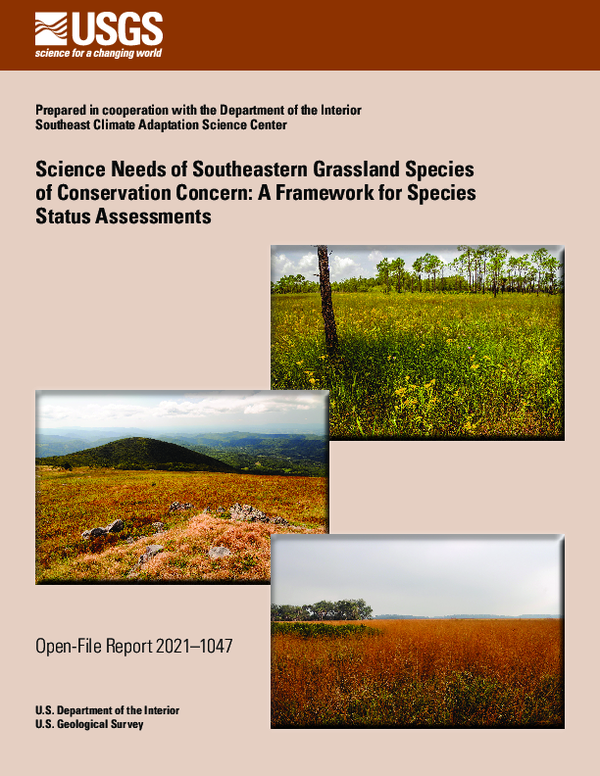 (PDF) Science needs of southeastern grassland species of conservation ...