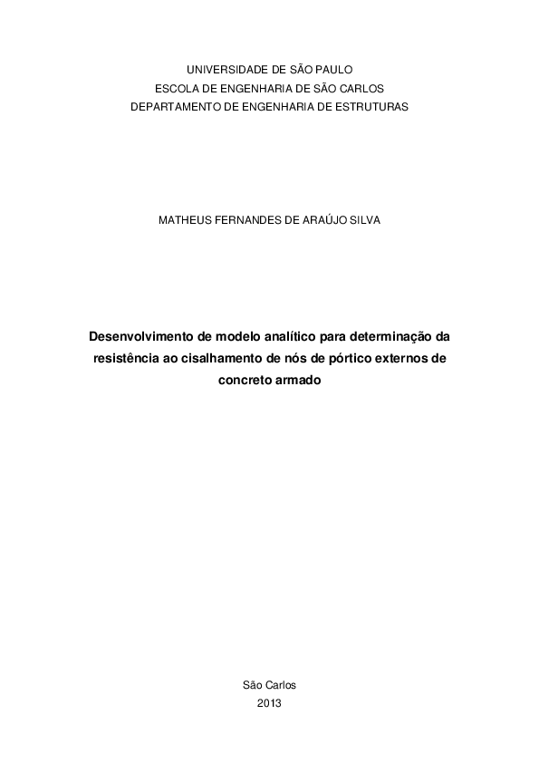 (PDF) Desenvolvimento de modelo analítico para determinação da ...