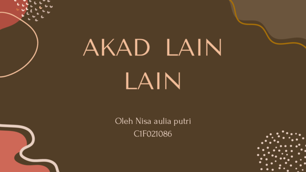 (PDF) PPT akad lain lain