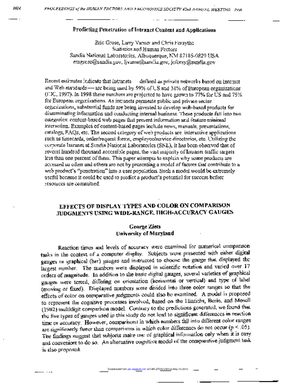 (PDF) Effects of Display Types and Color on Comparison Judgments using ...