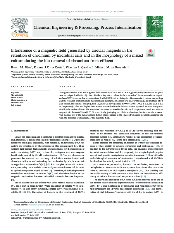 (PDF) Interference of a magnetic field generated by circular magnets in ...