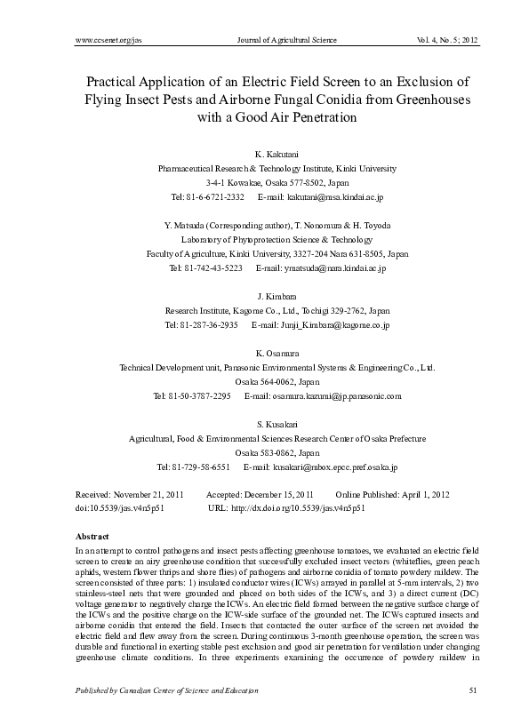 (PDF) Practical Application of an Electric Field Screen to an Exclusion ...