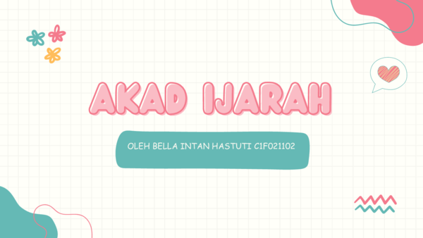 (PDF) AKAD IJARAH AKAD IJARAH