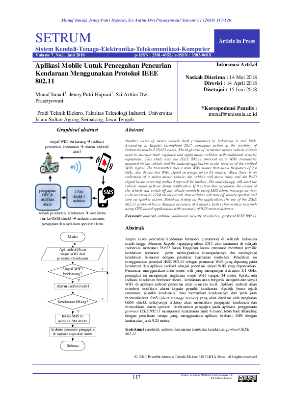 (PDF) Aplikasi Mobile Untuk Pencegahan Pencurian Kendaraan Menggunakan ...