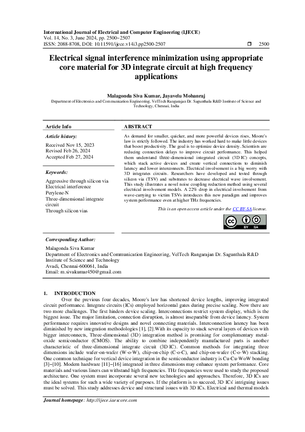 (PDF) Electrical signal interference minimization using appropriate core material for 3D ...