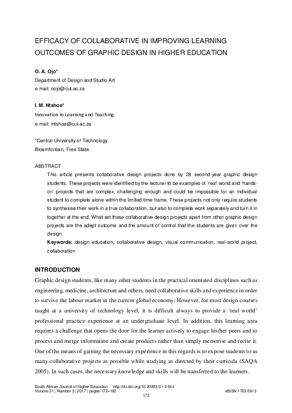 (PDF) Efficacy of collaborative in improving learning outcomes of ...