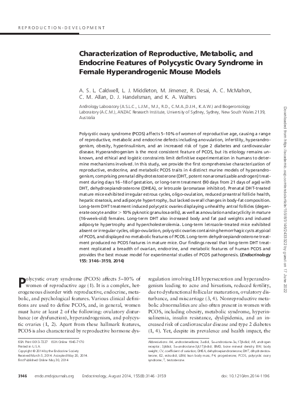 (PDF) Characterization of Reproductive, Metabolic, and Endocrine ...