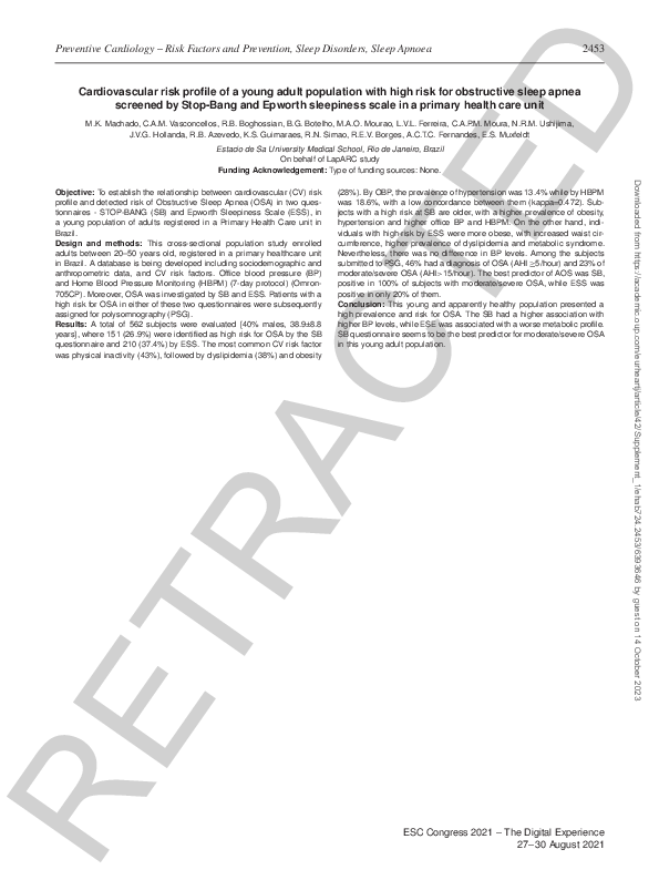 (PDF) Retracted: Cardiovascular risk profile of a young adult ...