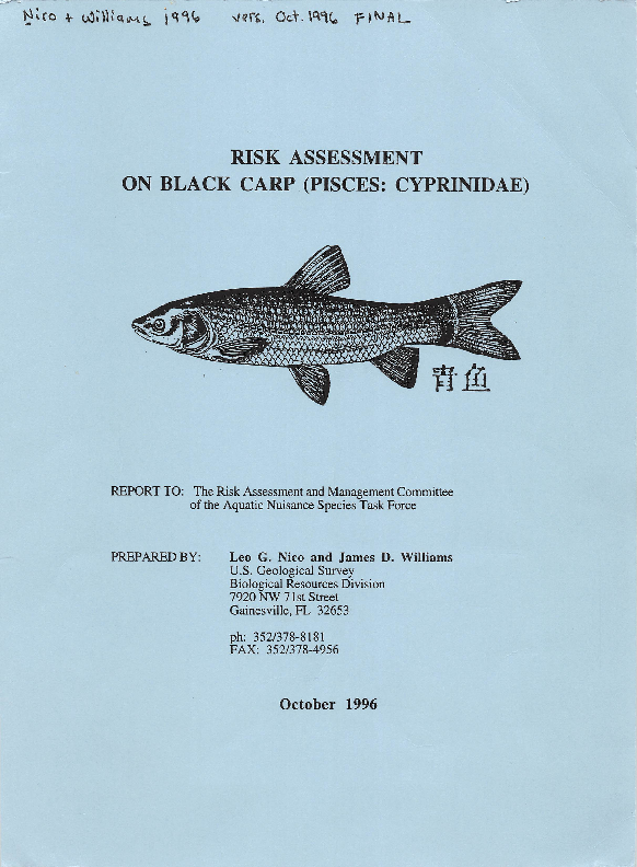 (PDF) Risk assessment on black carp (Pisces: Cyprinidae). Report ...