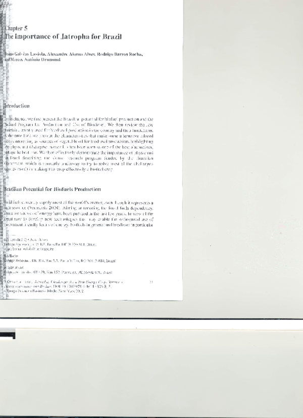 (PDF) Jatropha, Challenges for a New Energy Crop