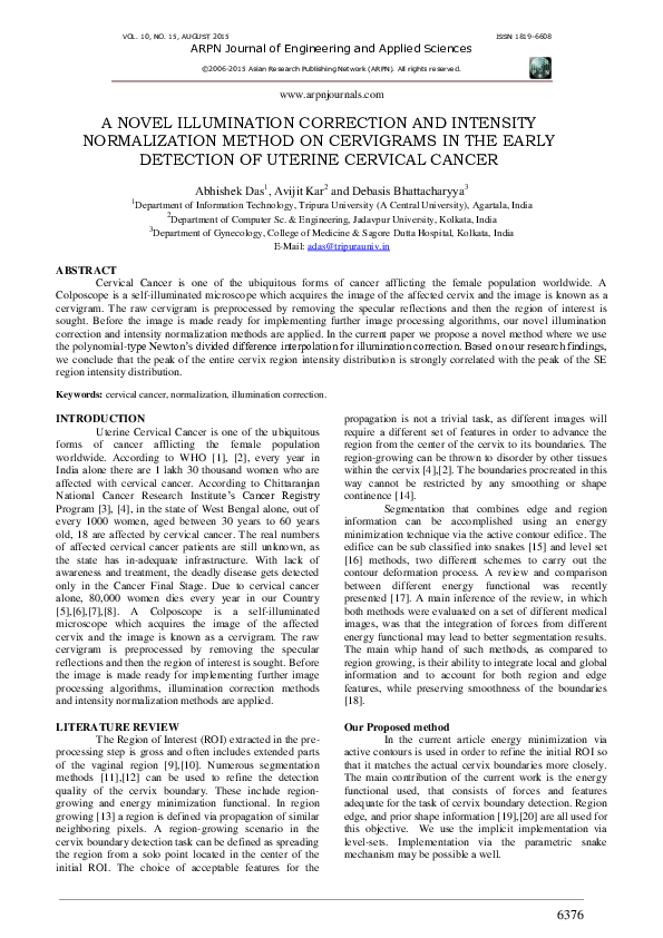 (PDF) A Novel Illumination Correction and Intensity Normalization ...