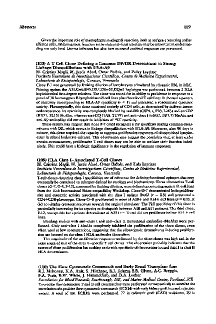(PDF) The flow cytometric crossmatch and early renal transplant loss