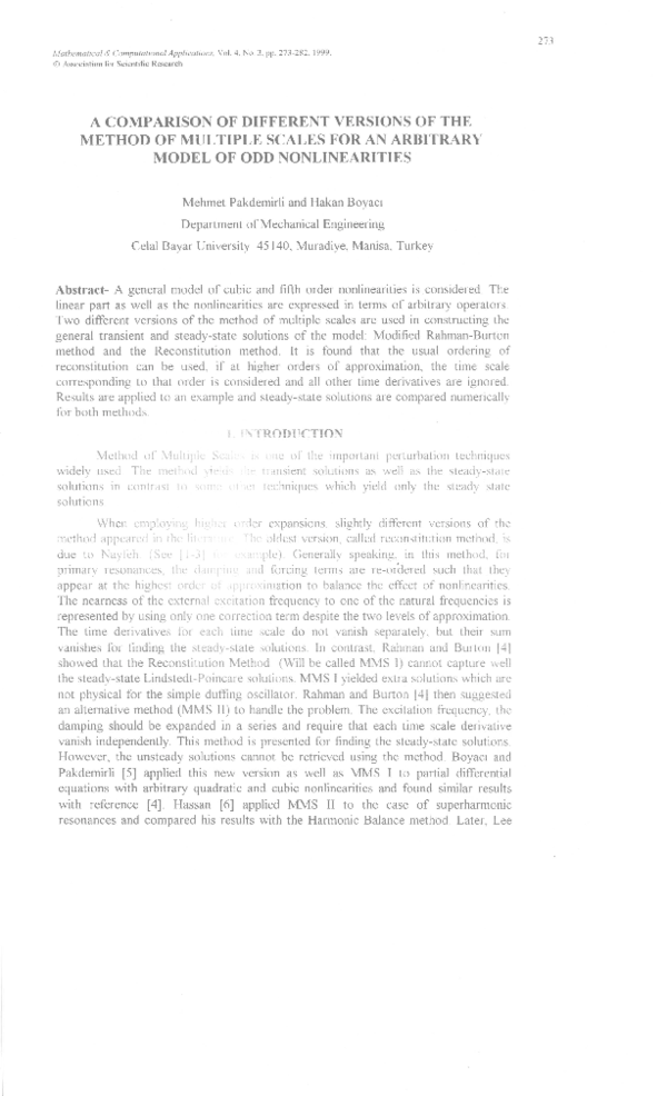 (PDF) A Comparison of Different Versions of the Method of Multiple ...