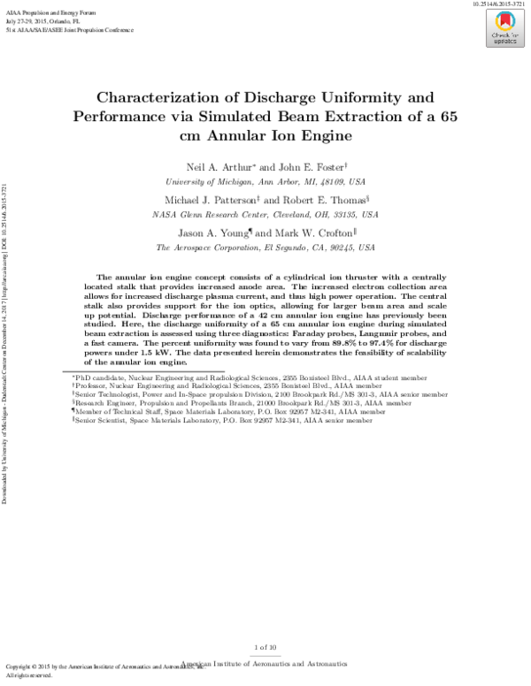 (PDF) Characterization of discharge uniformity and performance via ...