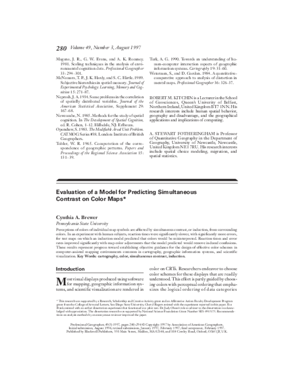(PDF) Evaluation of a Model for Predicting Simultaneous Contrast on ...