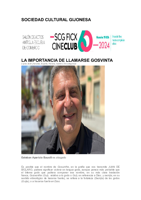 (PDF) LA IMPORTANCIA DE LLAMARSE GOSVINTA