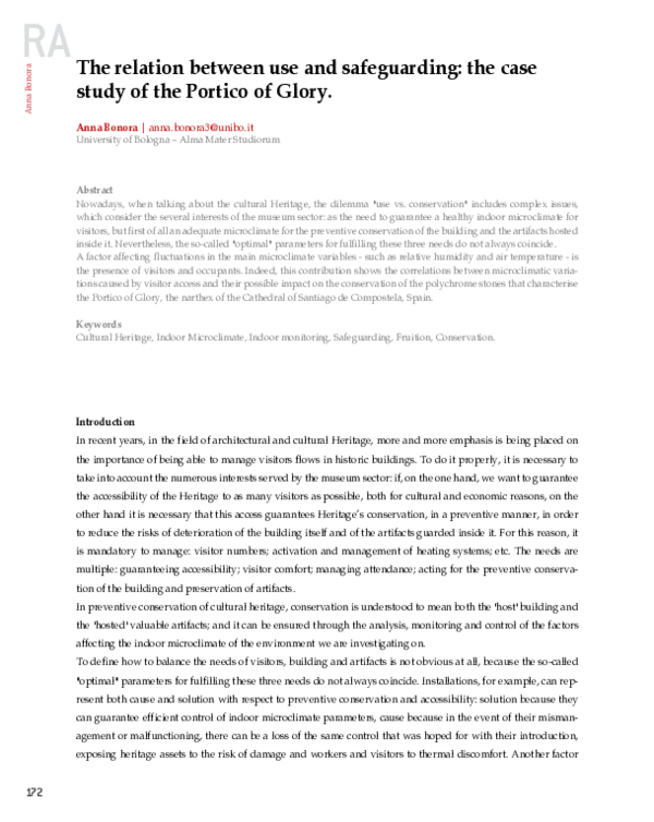 (PDF) The relation between use and safeguarding: the case study of the ...