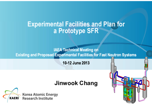 (PDF) Experimental Facilities and Plan for a Prototype SFR