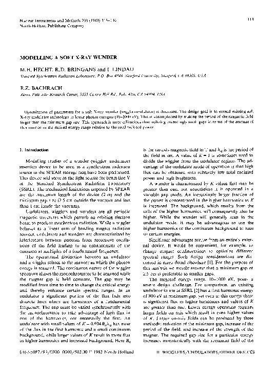 (PDF) Modelling a soft X-ray wunder