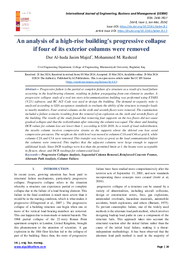 (PDF) An analysis of a high-rise building's progressive collapse if ...