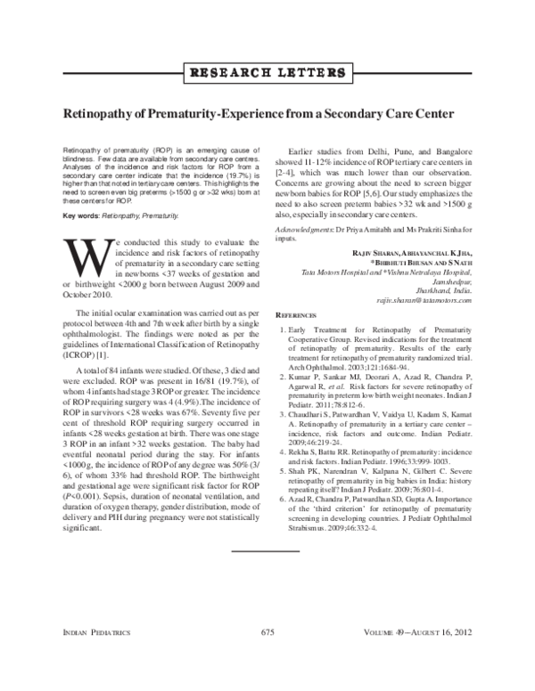 (PDF) Research Letters