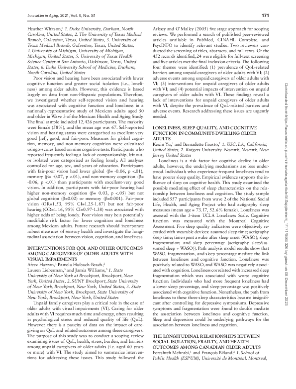 (PDF) The Longitudinal Relationships Between Social Isolation, Frailty ...