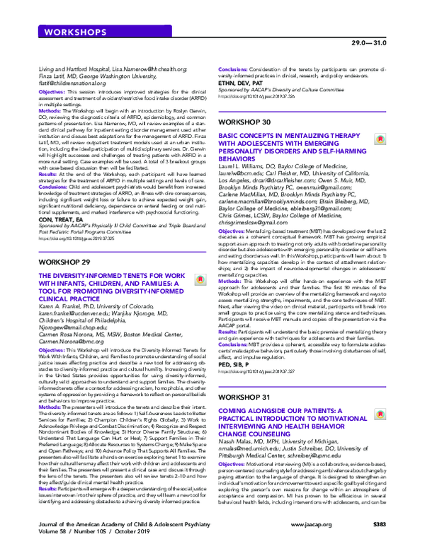 (PDF) The Diversity-Informed Tenets for Work with Infants, Children ...