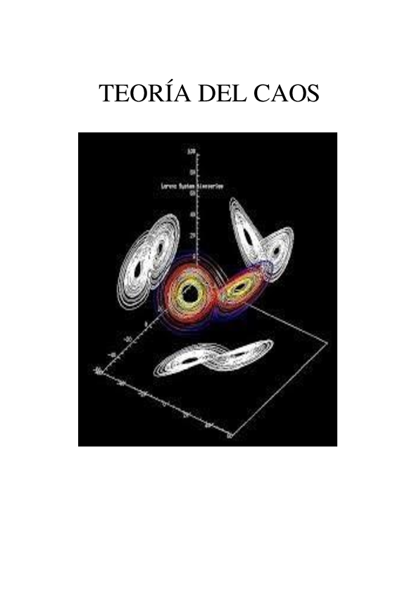 (PDF) TEORÍA DEL CAOS