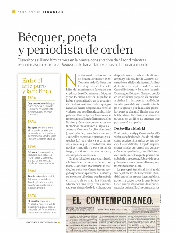 (PDF) BÉCQUER, POETA Y PERIODISTA