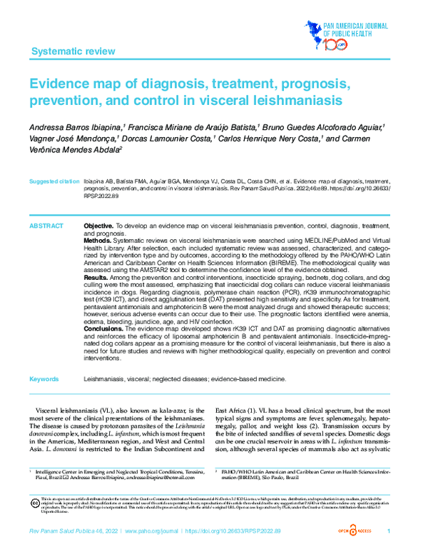 (PDF) Evidence map of diagnosis, treatment, prognosis, prevention, and ...