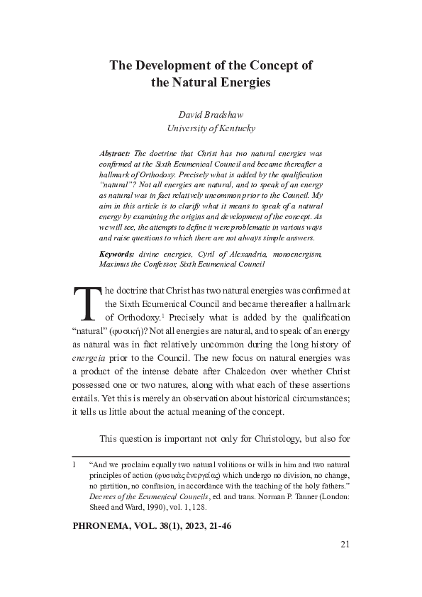 (PDF) "The Development of the Concept of the Natural Energies ...