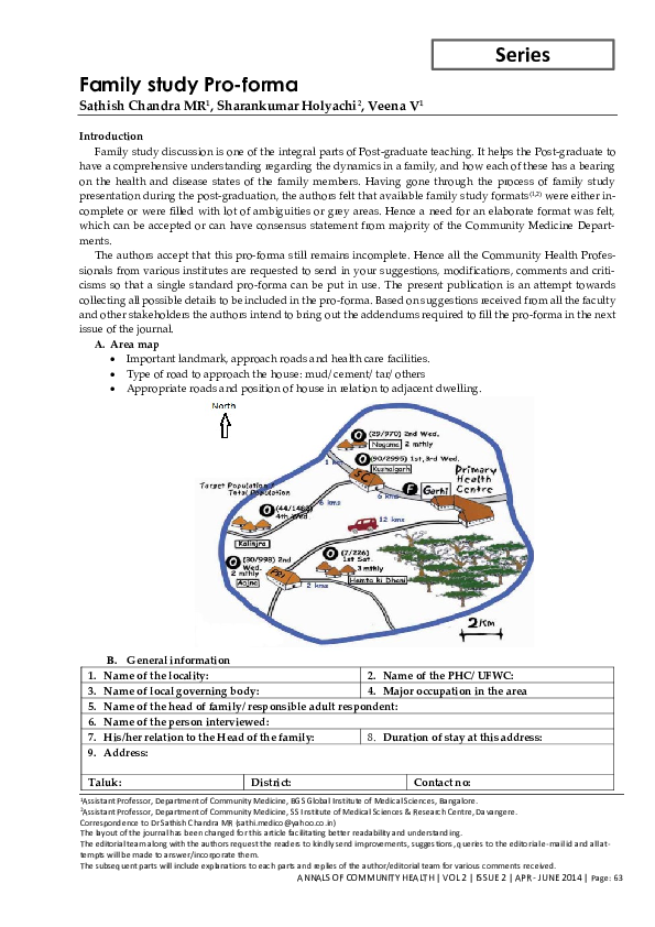 (PDF) Family study Pro-forma