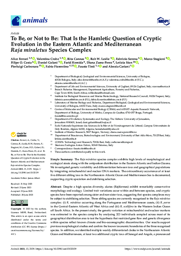 (PDF) To Be, or Not to Be: That Is the Hamletic Question of Cryptic ...