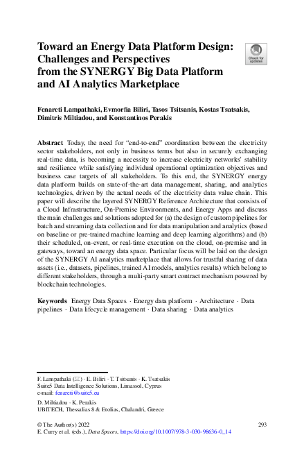 (PDF) Toward an Energy Data Platform Design: Challenges and ...