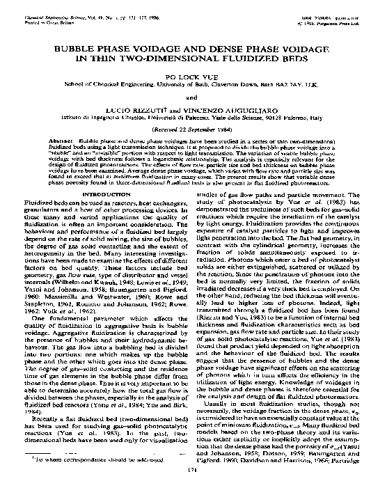 (PDF) Bubble phase voidage and dense phase voidage in thin two ...