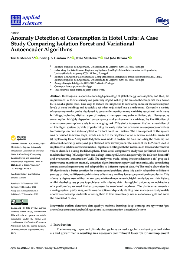 (PDF) Anomaly Detection of Consumption in Hotel Units: A Case Study ...