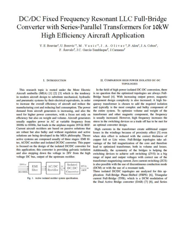 (PDF) DC/DC fixed frequency resonant LLC full-bridge converter with ...