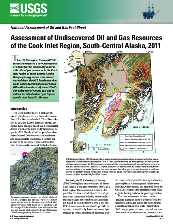 (PDF) Assessment of undiscovered oil and gas resources of the Cook ...