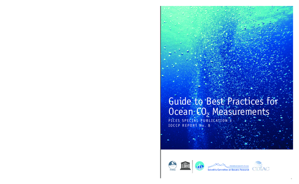 (PDF) Guide to best practices for ocean CO2 measurement