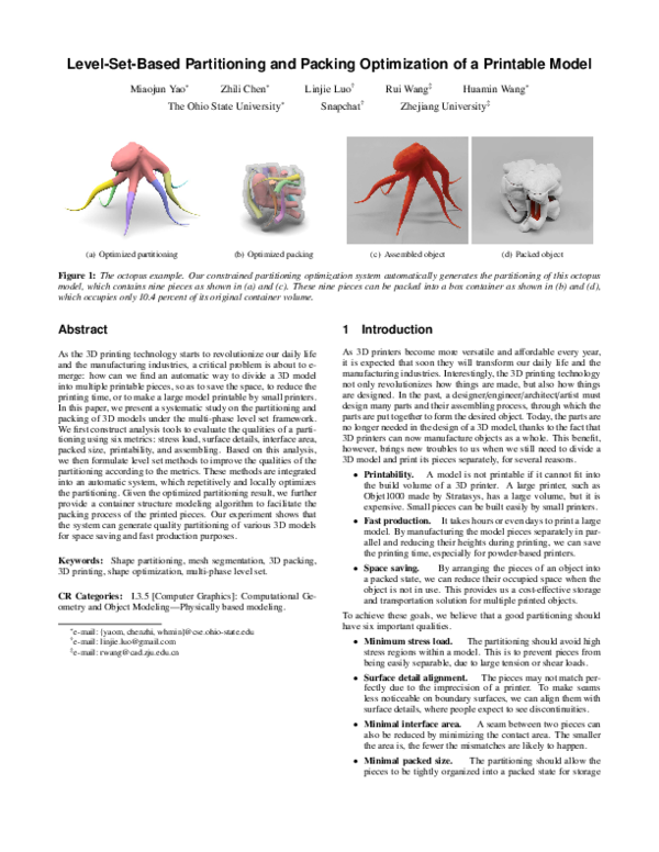 (PDF) Level-set-based partitioning and packing optimization of a ...