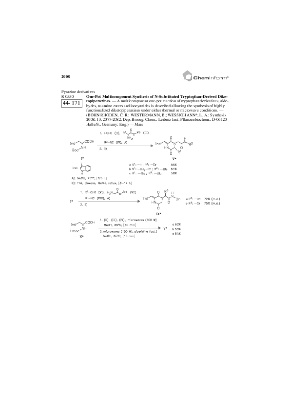 (PDF) ChemInform Abstract: One-Pot Multi-Component Synthesis of Mono- and Bis-indolylimidazole ...
