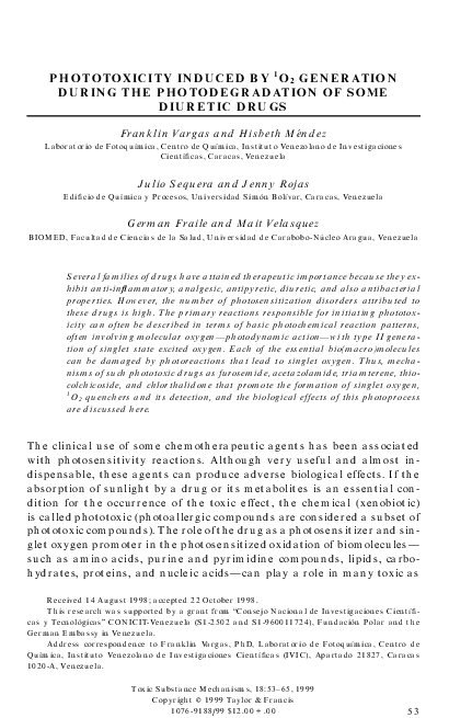(PDF) Phototoxicity Induced by 1O2 Generation During the ...