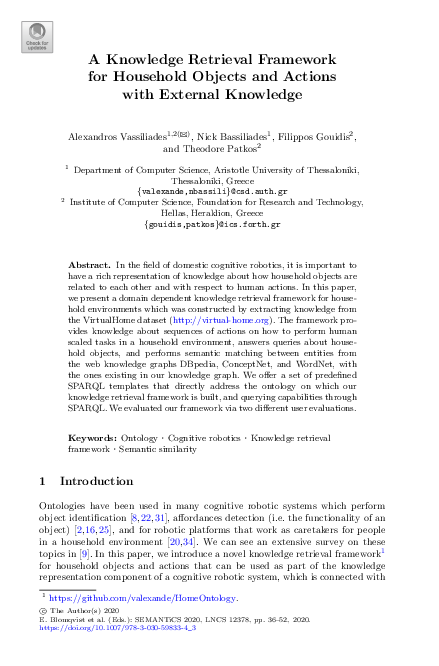 (PDF) A Knowledge Retrieval Framework for Household Objects and Actions with External Knowledge