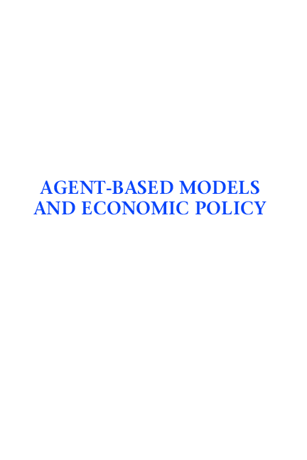 (PDF) Agent-based models and economic policy