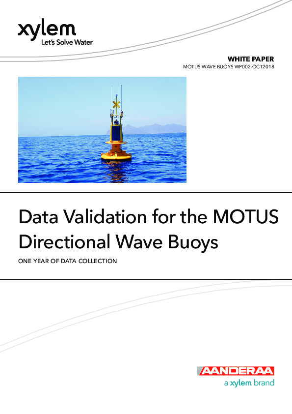 (PDF) Motus wave buoys, WP002-Oct2018 White Paper. Data Validation for ...