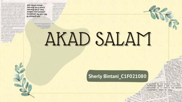 (PDF) PPT Akad Salam