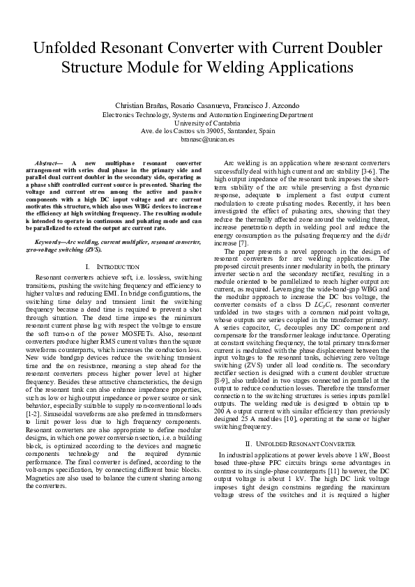 (PDF) Unfolded resonant converter with current doubler structure module ...