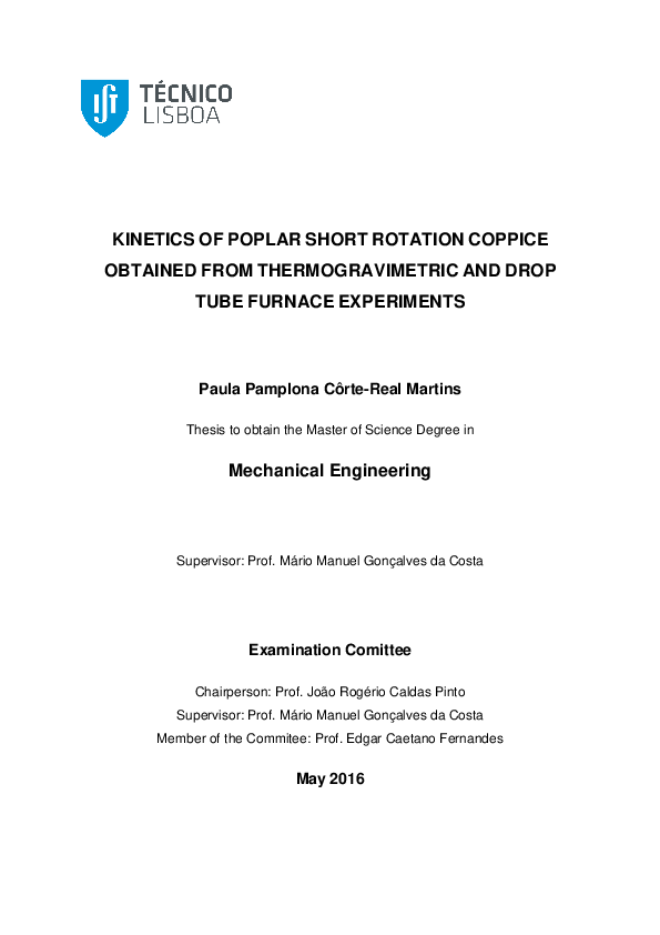(PDF) Kinetics of Poplar Short Rotation Coppice Obtained from ...