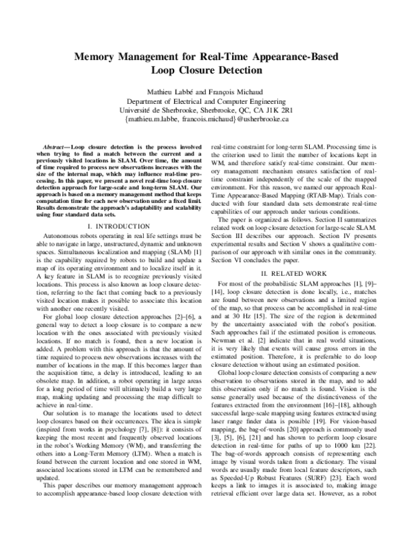 (PDF) Memory management for real-time appearance-based loop closure ...